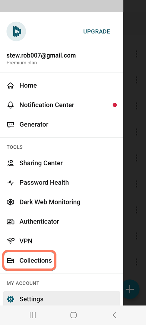 Organize your logins and Secure Notes with Collections – Dashlane