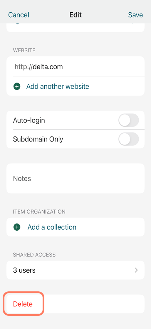 How do I find and use a login shared with me? – Dashlane