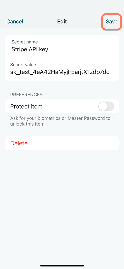 Add and manage secrets in Dashlane – Dashlane