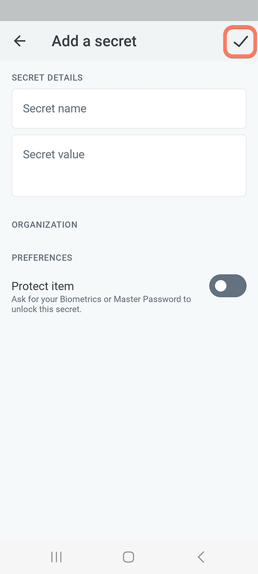 Add and manage secrets in Dashlane – Dashlane