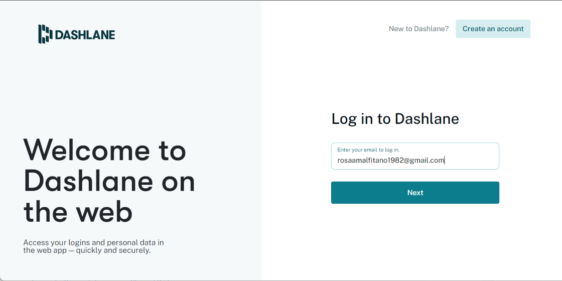 Log in to Dashlane – Dashlane
