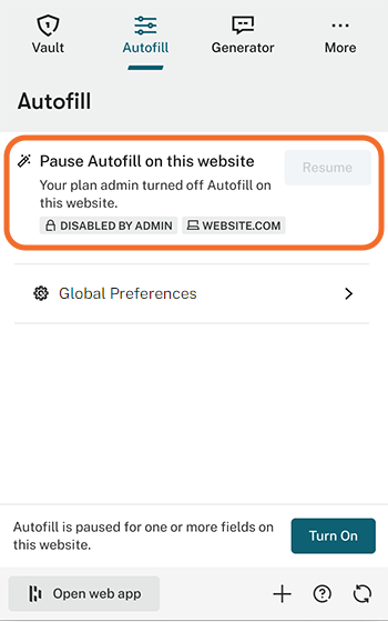 Dashlane Autofill isn't working – Dashlane