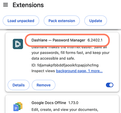Comment savoir quelle version de Dashlane j'utilise – Dashlane