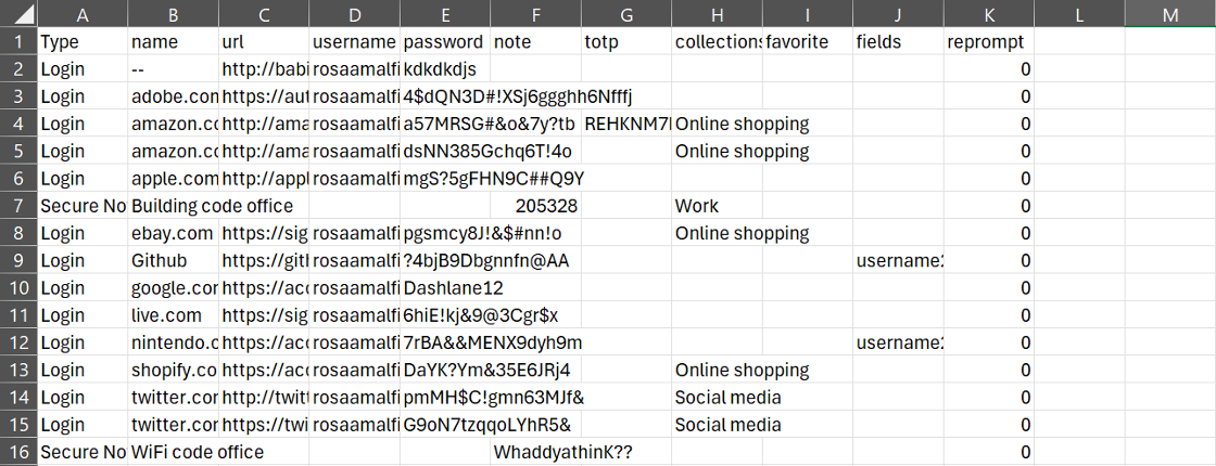 Je souhaite importer mes données à l'aide du modèle CSV Dashlane – Dashlane