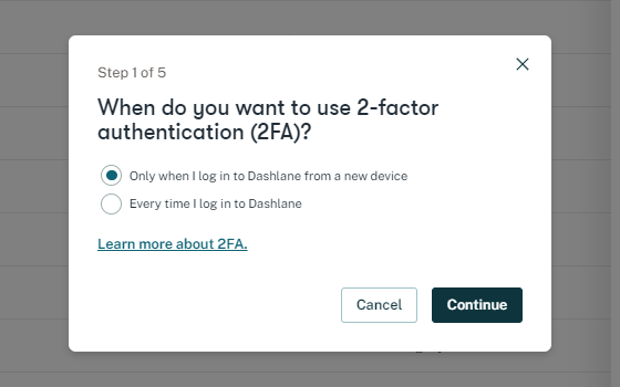 Use 2-factor authentication (2FA) to log in to your Dashlane account – Dashlane