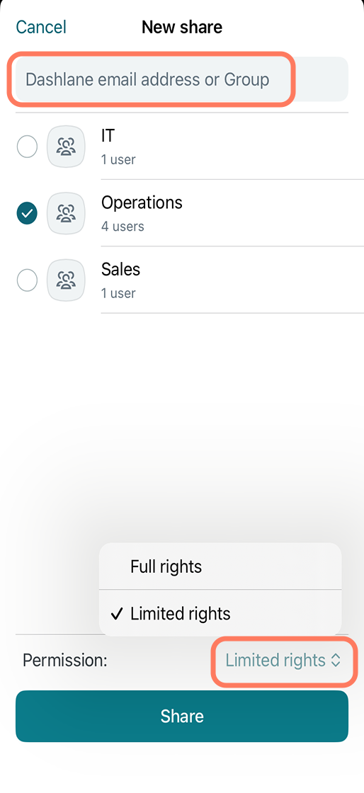 Add and manage secrets in Dashlane – Dashlane