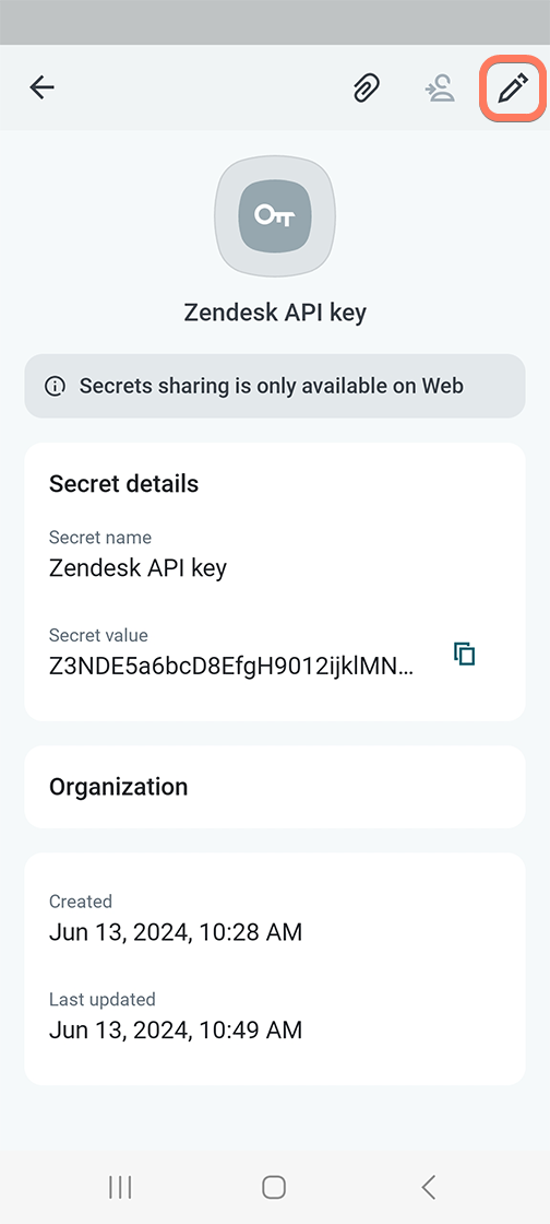 Add and manage secrets in Dashlane – Dashlane
