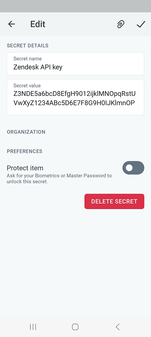 Add and manage secrets in Dashlane – Dashlane