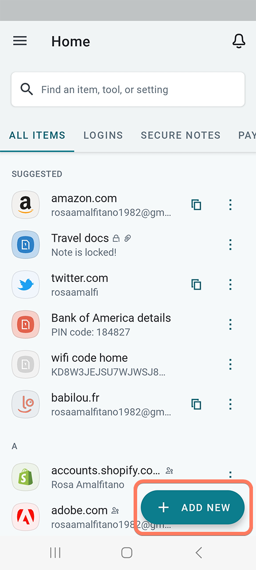 Add logins directly in the Dashlane app – Dashlane