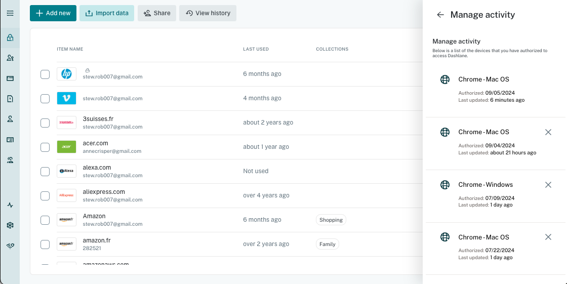 Getting started for professional plan members – Dashlane