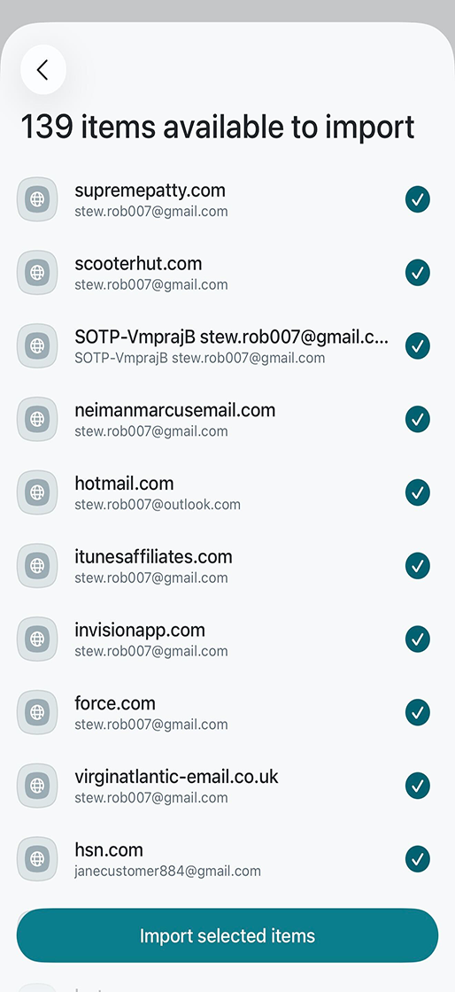 Export Dashlane data to a secure DASH file – Dashlane