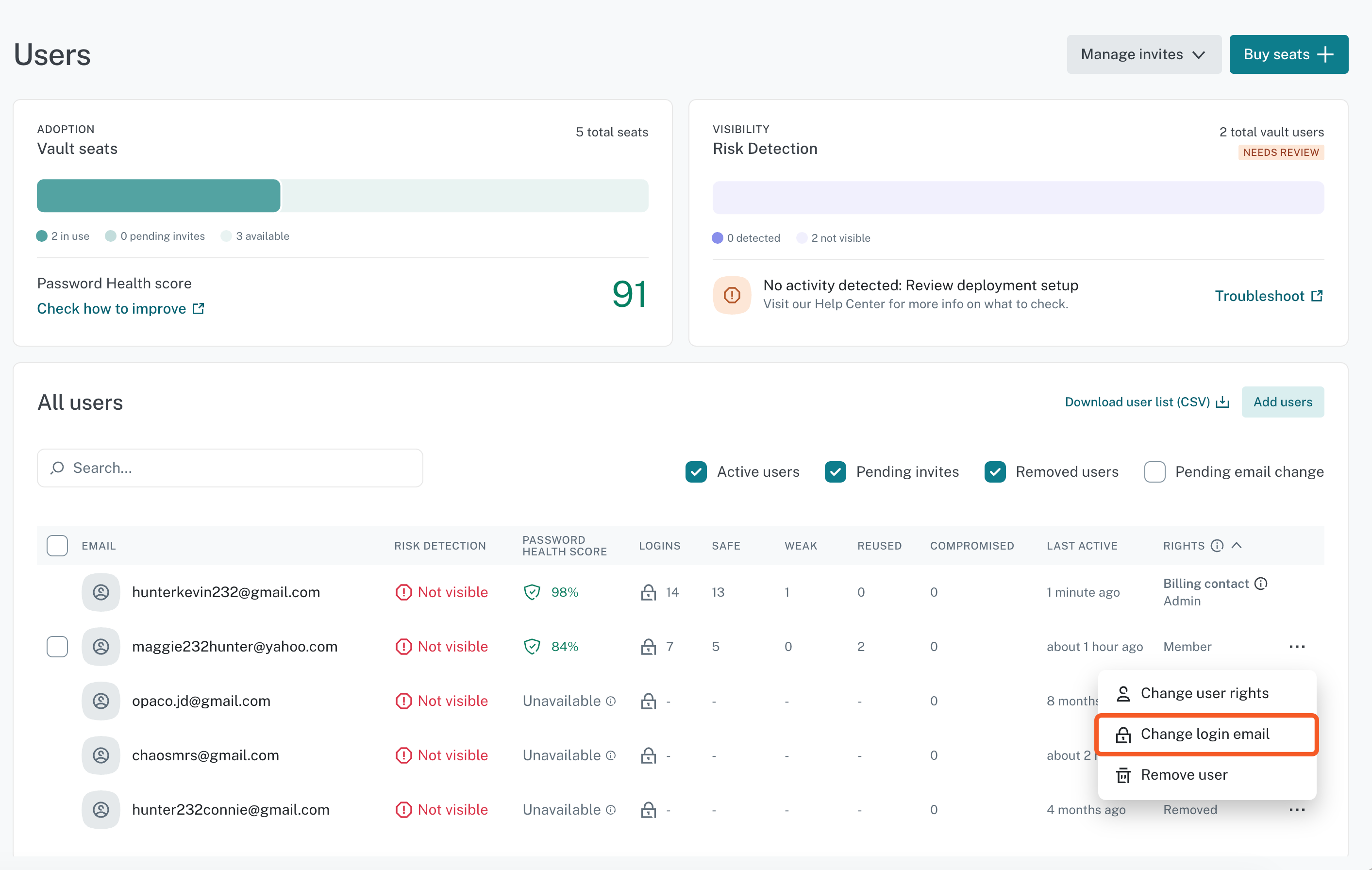 Manage members of professional plans – Dashlane