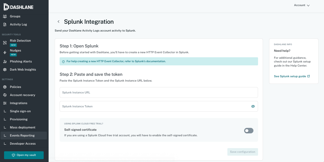 Track professional plan activity – Dashlane
