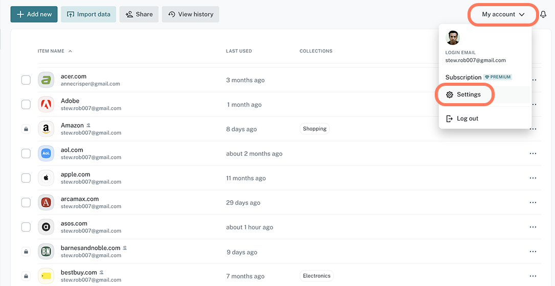 Set up and use Dashlane's account recovery key – Dashlane