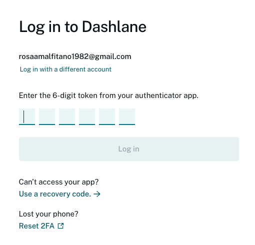 Use 2-factor authentication (2FA) to log in to your Dashlane account ...