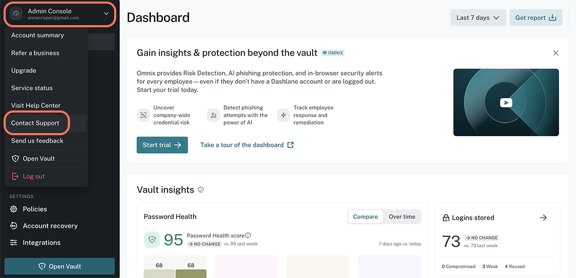 Desktop access restricted to Dashlane Smart Extension only – Dashlane